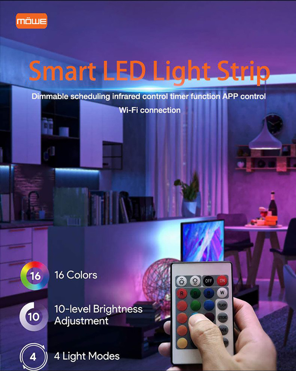 Smart LED Light Strip For Sale In SG - Möwe Smart Home